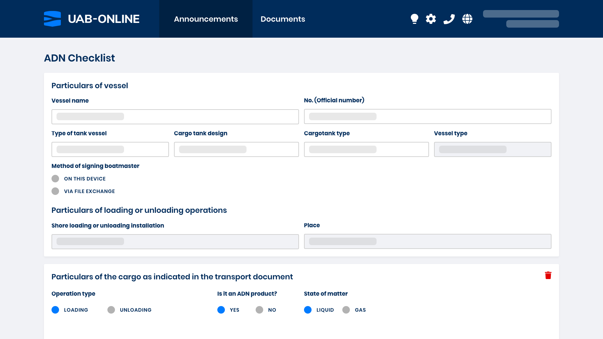 Software for inland terminals | UAB-Online